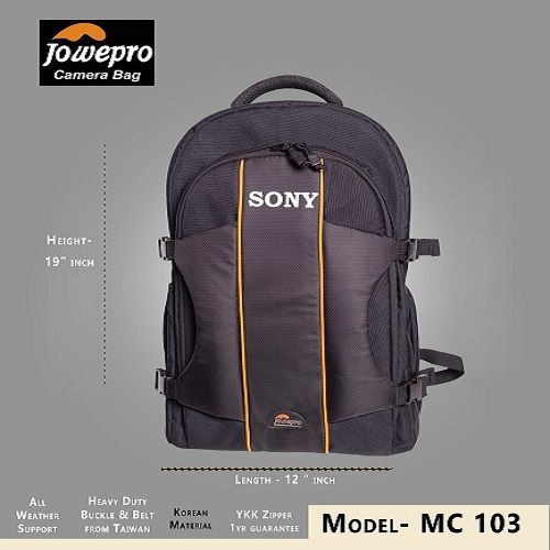 Sony BagPack Original Model MC-103 - Black | Camera Bazar